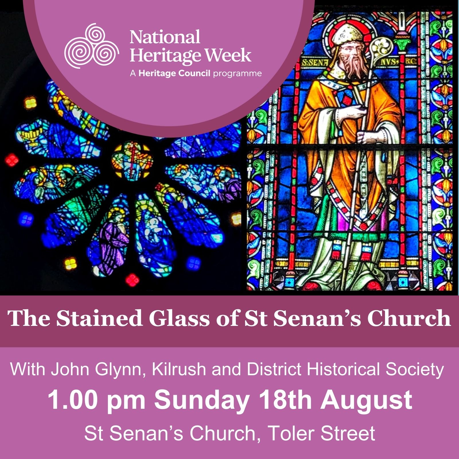 The Stained Glass of St Senan’s Catholic Church – Kilrush.ie